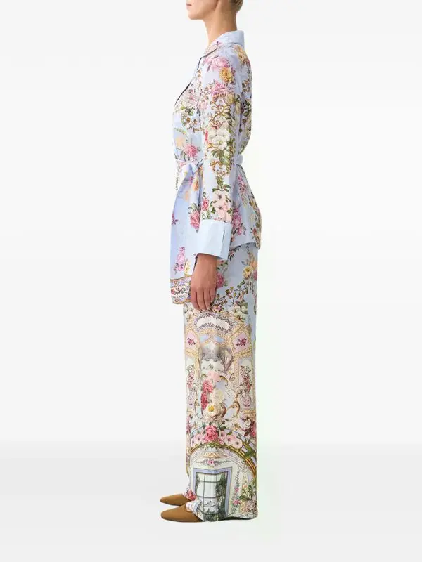 Camilla Tiled In Time Belted Jacket