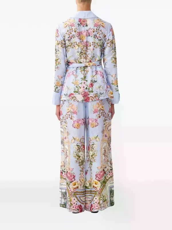 Camilla Tiled In Time Belted Jacket