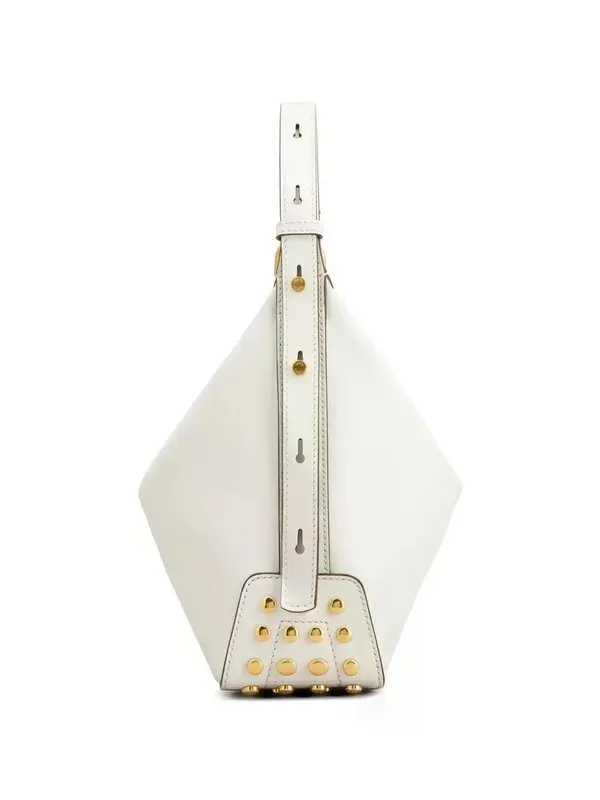 TOD'S Mini Shoulder Bag With Studs - White