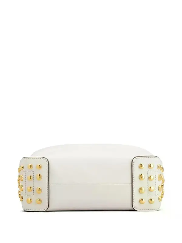 TOD'S Mini Shoulder Bag With Studs - White