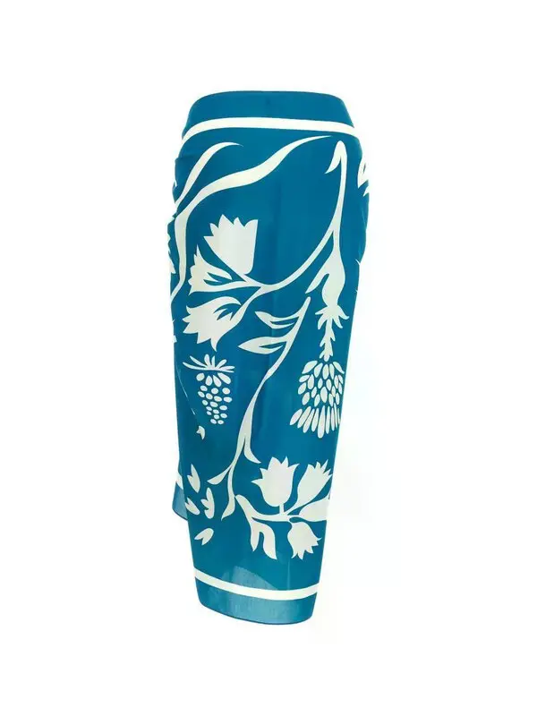 ERES Vegetable Print Sarong Skirt