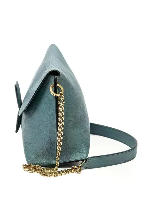 Loewe Avenue Embossed Chain Shoulder Bag