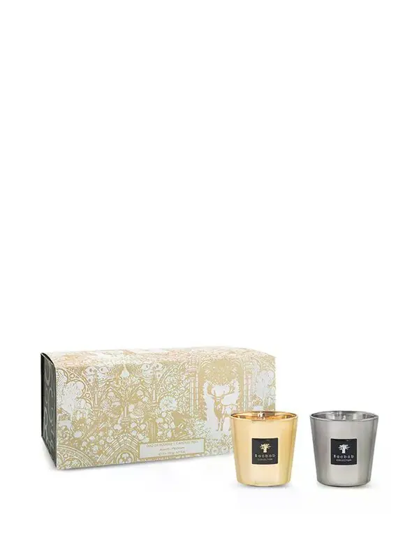 BAOBAB COLLECTION Aurum And Platinum Candles Set - Gold