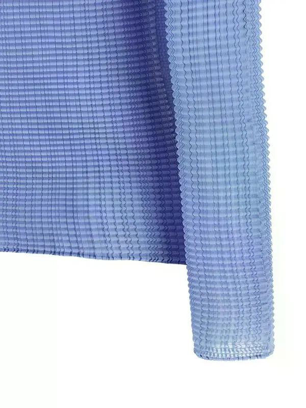 Issey Miyake Textured High-neck Top