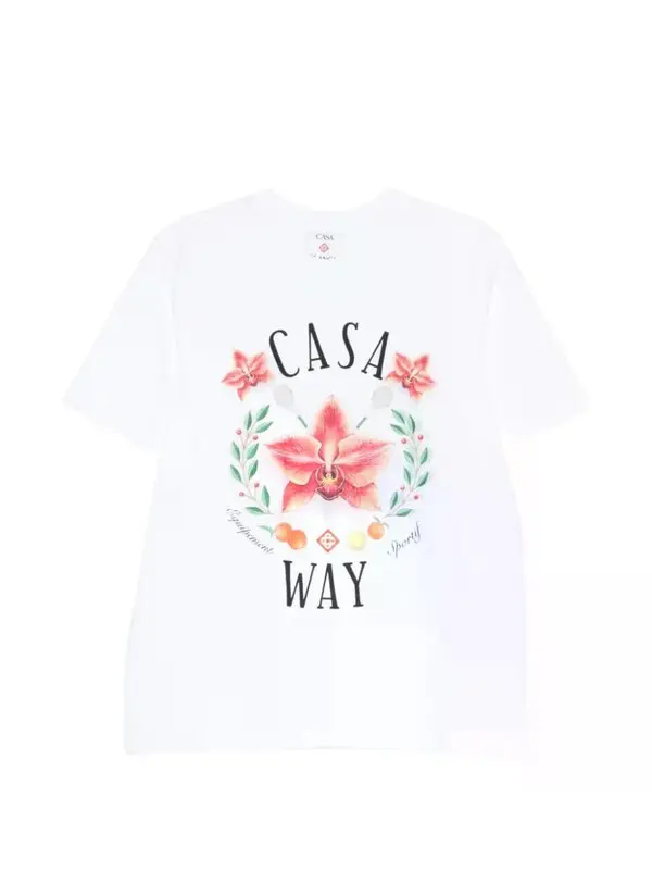 Casablanca Graphic-print T-shirt - White