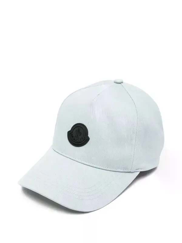 Moncler Logo Patch Cap - Blue