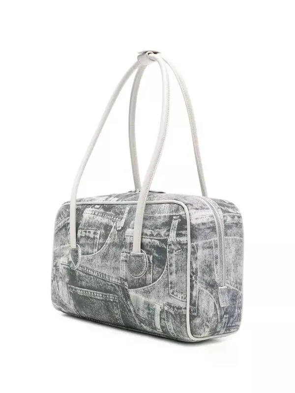 MARGESHERWOOD Graphic-print Shoulder Bag - Grey