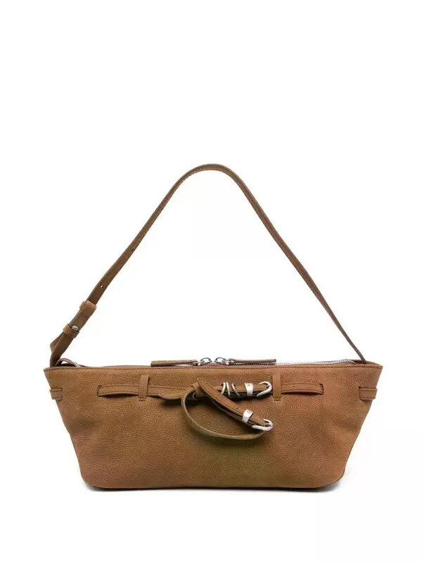 MARGESHERWOOD Buckle Shoulder Bag - Brown