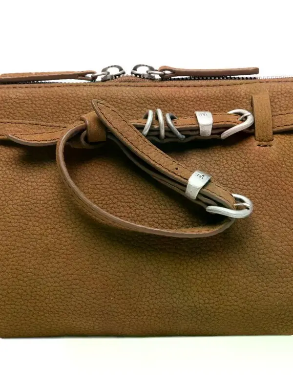 MARGESHERWOOD Buckle Shoulder Bag - Brown