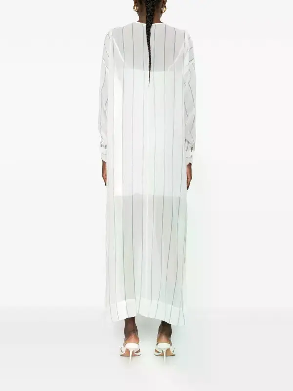 Bondi Born Striped Long-sleeved Midi Dress
