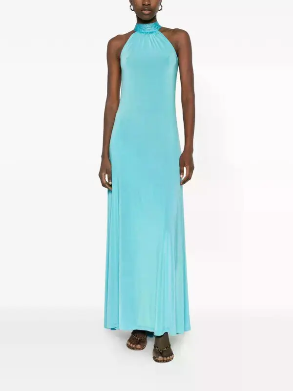 BLUGIRL Embellished Halterneck Maxi Dress