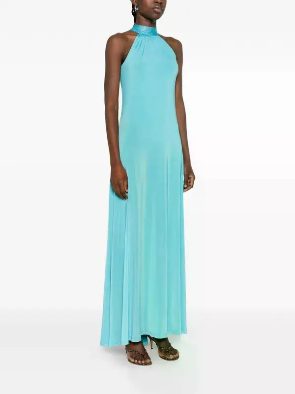 BLUGIRL Embellished Halterneck Maxi Dress