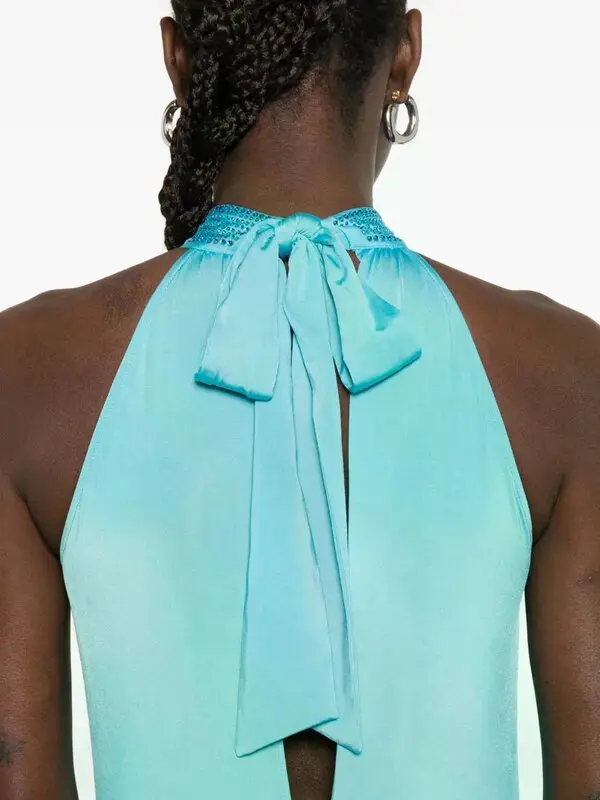 BLUGIRL Embellished Halterneck Maxi Dress