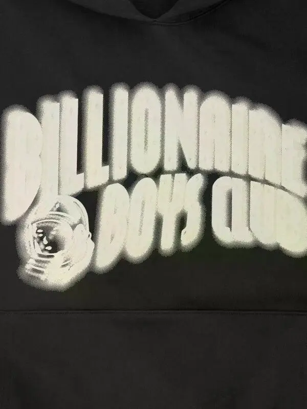 BILLIONAIRE BOYS CLUB Graphic Hooded Sweatshirt - Black
