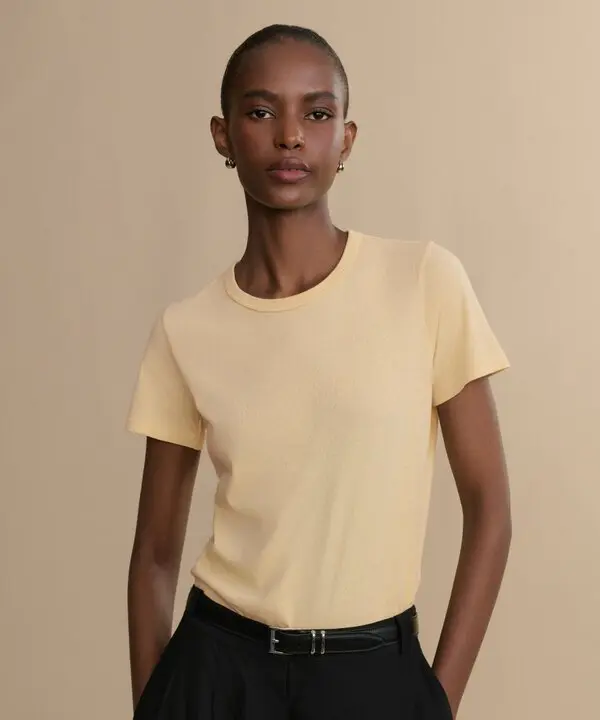 Jenni Kayne Slim Tee - Yellow