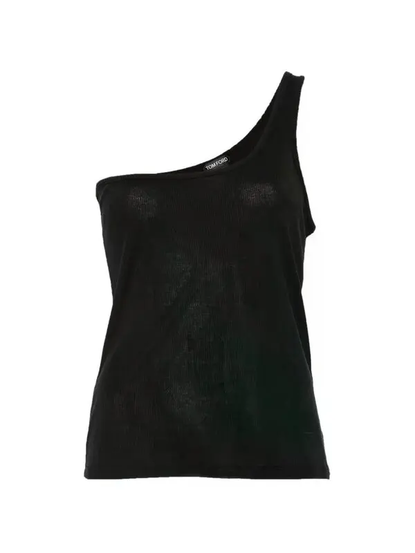 TOM FORD Ribbed One-shoulder Top