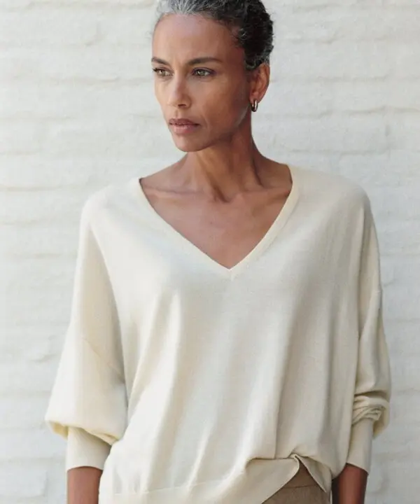 Jenni Kayne Dree V-neck Sweater - Yellow