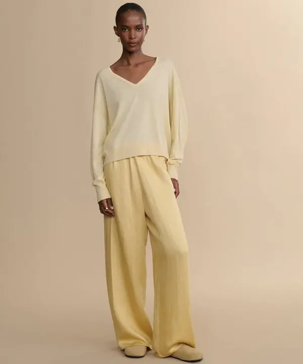 Jenni Kayne Dree V-neck Sweater - Yellow
