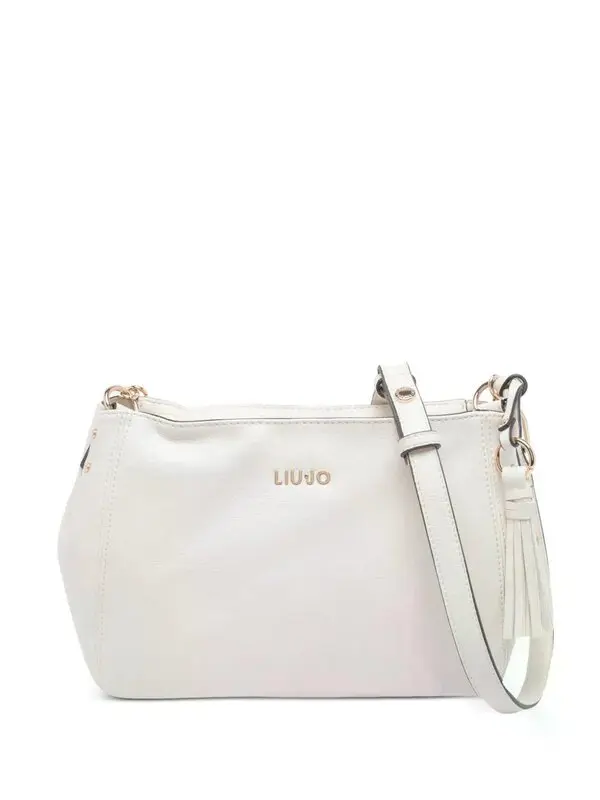 Liu Jo Logo-plaque Tassel Shoulder Bag - White