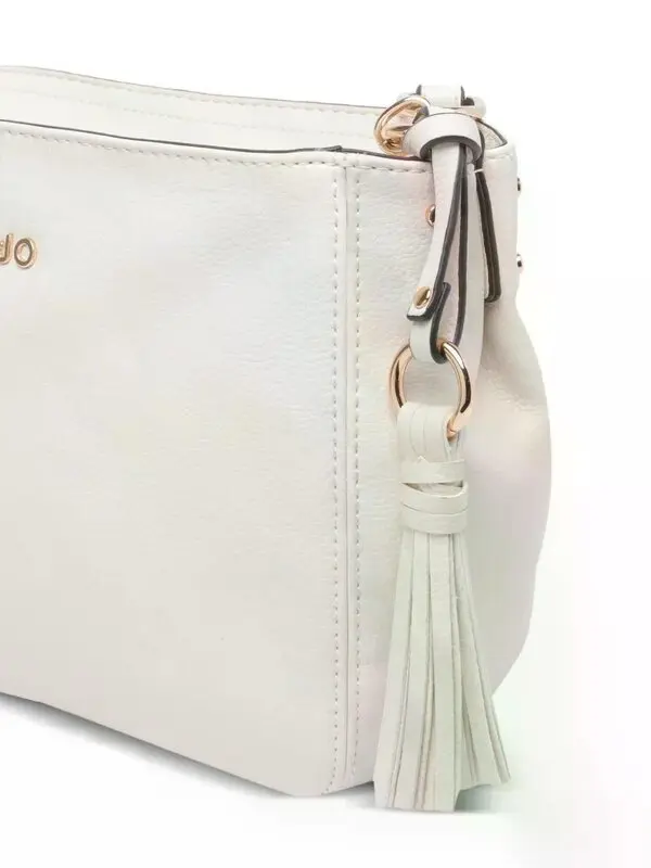 Liu Jo Logo-plaque Tassel Shoulder Bag - White