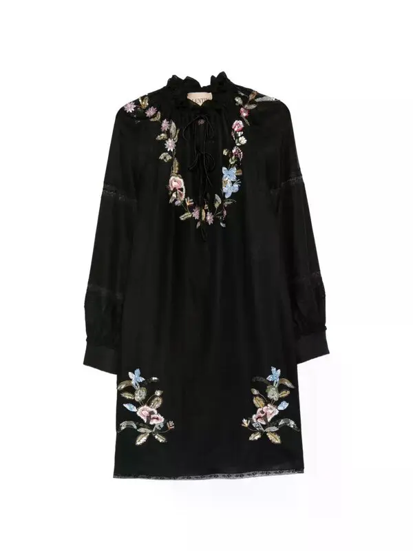 Valentino Garavani Floral Embroidered Dress