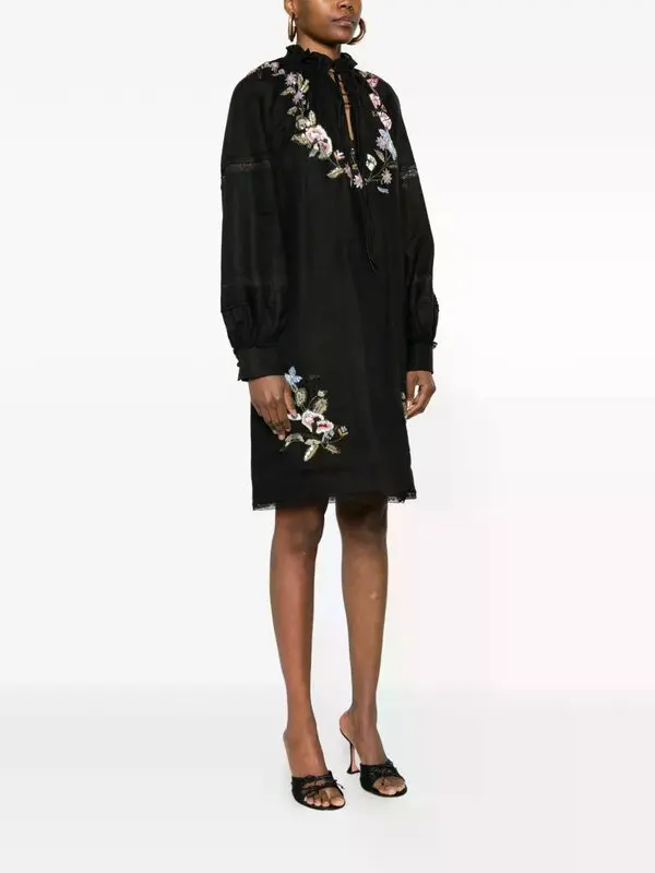 Valentino Garavani Floral Embroidered Dress