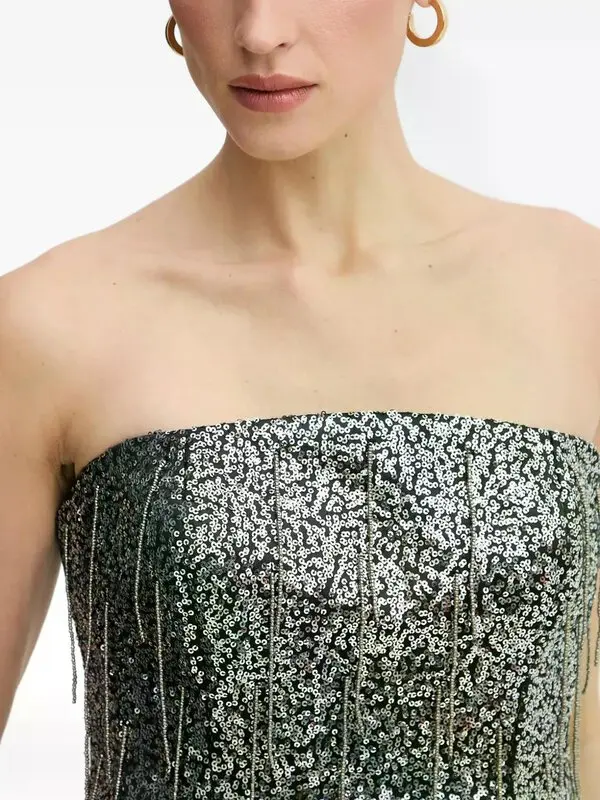 Bardot Sequin-embellished Mini Dress