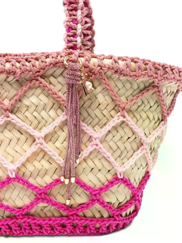 Rosantica Medium Braided-rope Tote Bag