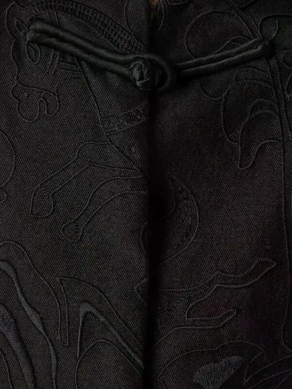 Shanghai Tang Floral-embroidery Jacket
