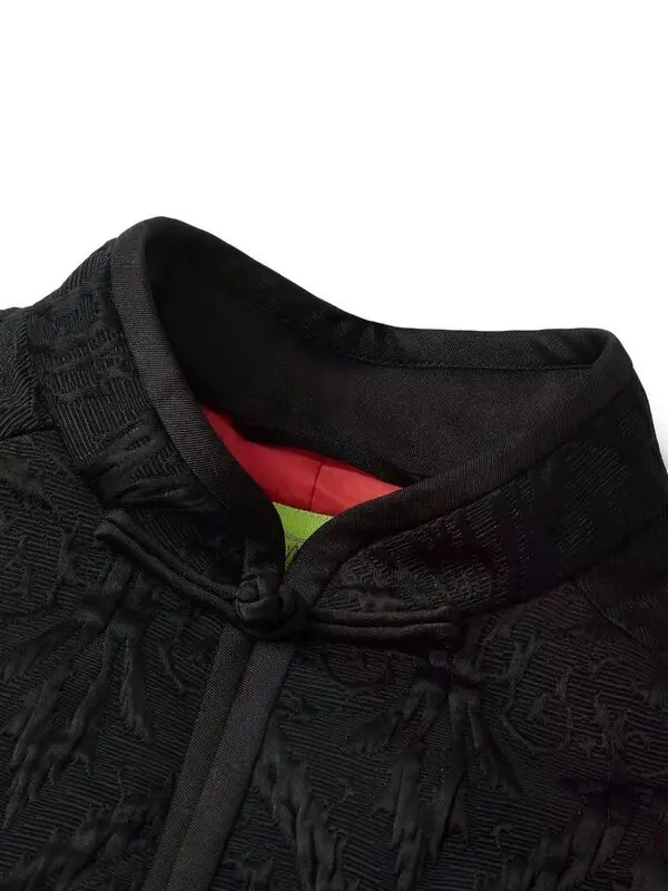Shanghai Tang Wool-blend Textured Jacket