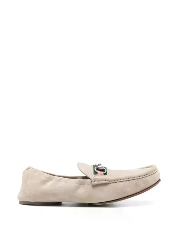 Gucci Horsebit Leather Loafers - Neutrals
