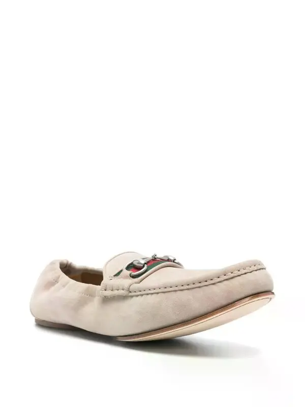 Gucci Horsebit Leather Loafers - Neutrals