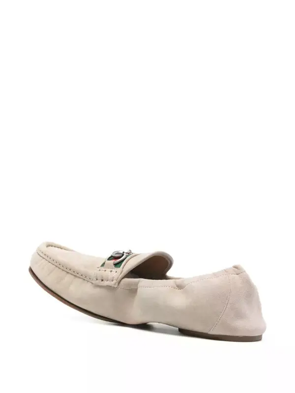 Gucci Horsebit Leather Loafers - Neutrals
