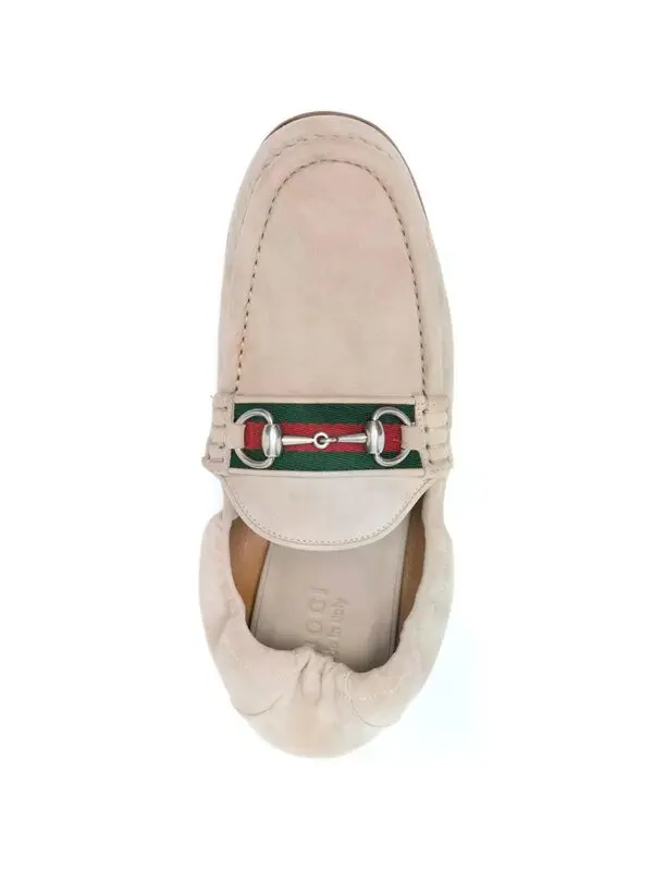 Gucci Horsebit Leather Loafers - Neutrals