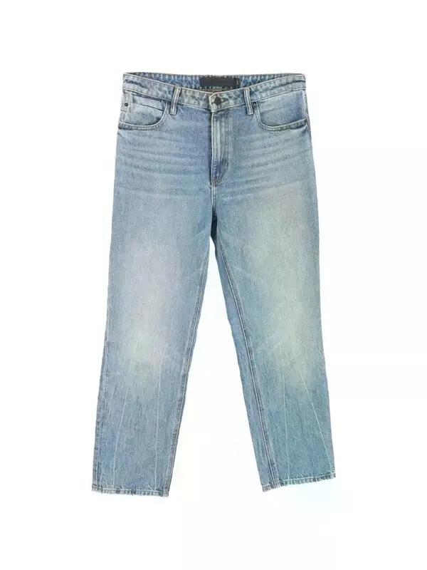 ALEXANDER WANG Washed Mid-rise Jeans
