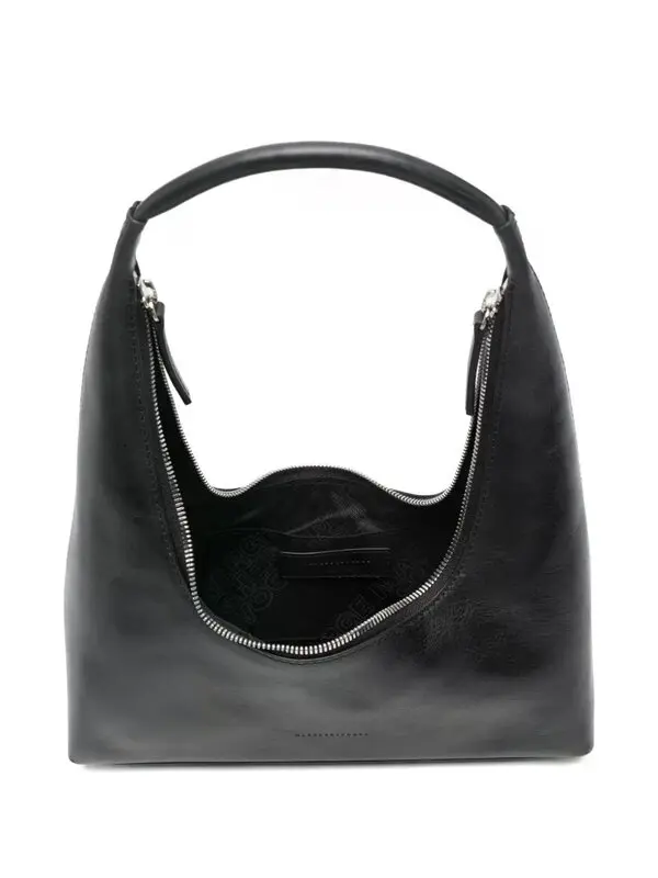 MARGESHERWOOD Zip-up Shoulder Bag - Black
