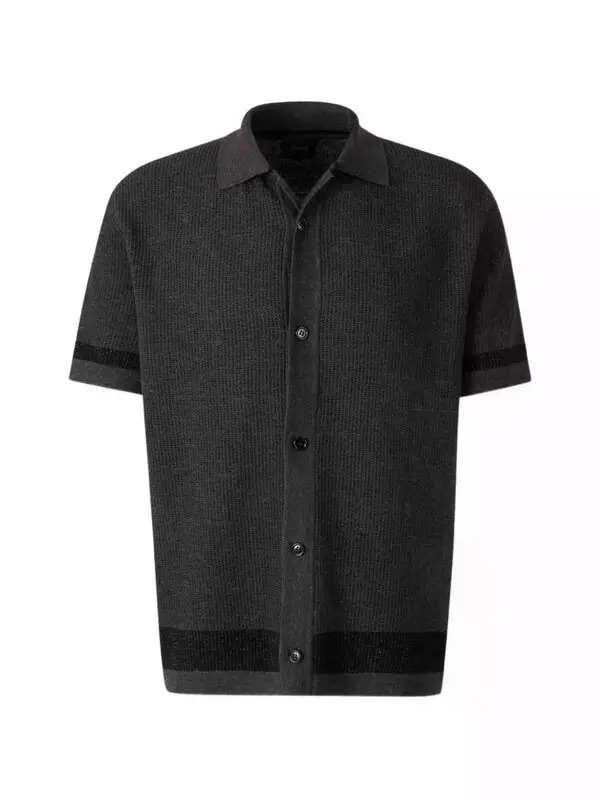 Brioni Knit Short-sleeve Shirt