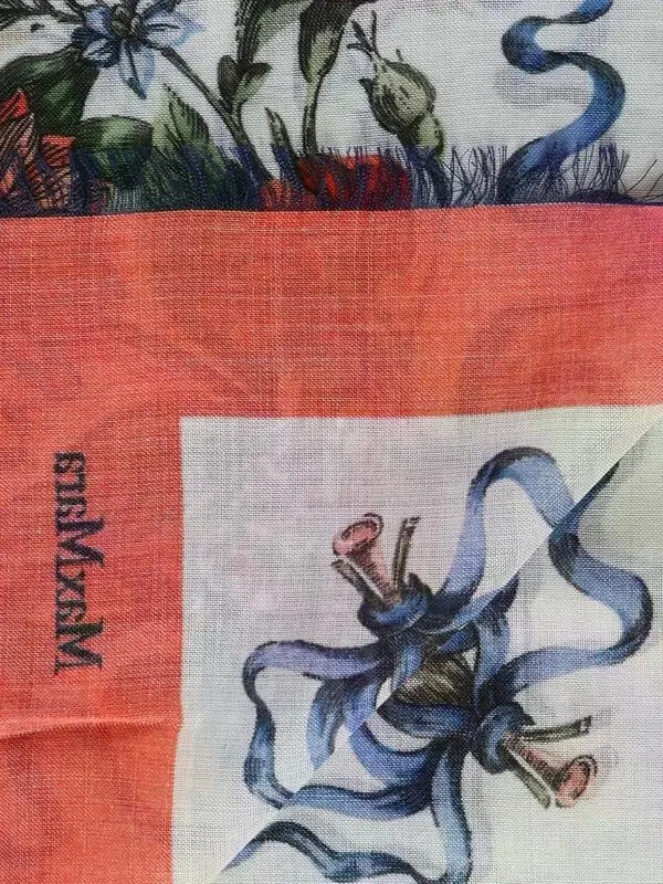 Max Mara Patterned Fringed Scarf - Neutrals