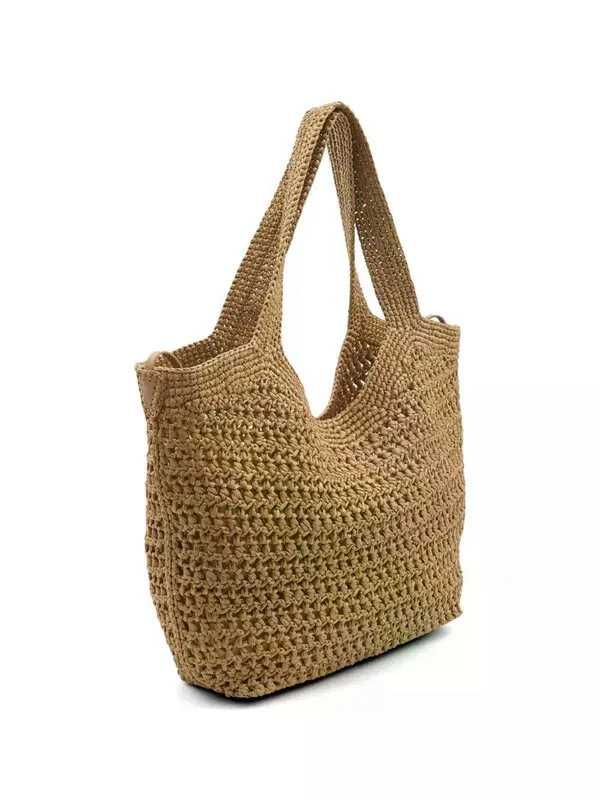 TOD'S Crochet Raffia Shopper