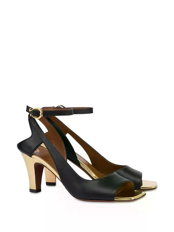 POLLINI Muse Ankle-strap Heeled Sandals