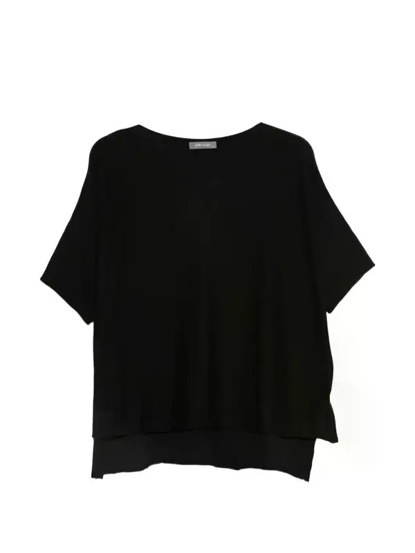 PHILO-SOFIE Asymmetric Shirt - Black