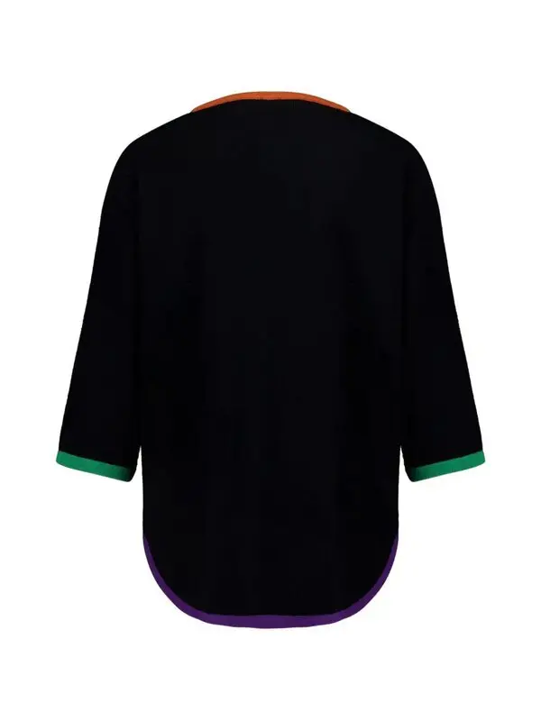 Valentino Garavani Vgold Wool Sweater - Black