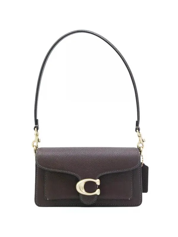 COACH Leather Shoulder Bag With C-buckle