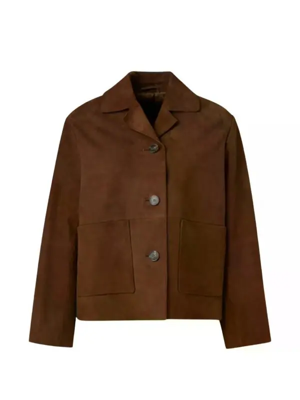 Max Mara Buttoned Patch-pocket Jacket