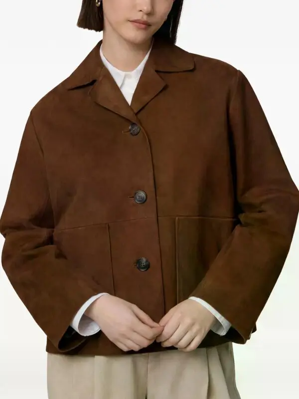 Max Mara Buttoned Patch-pocket Jacket