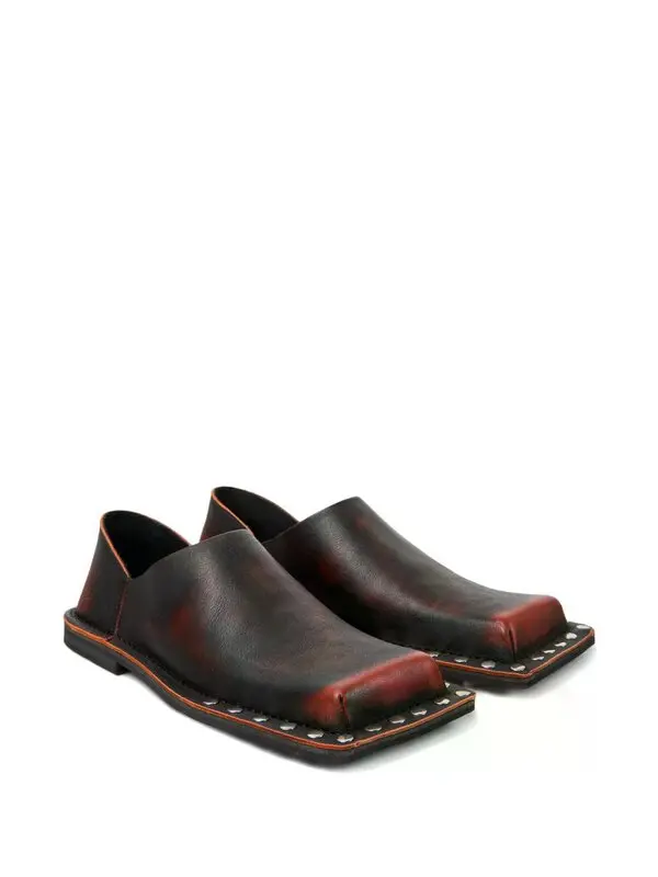Camper Studded Leather Mules