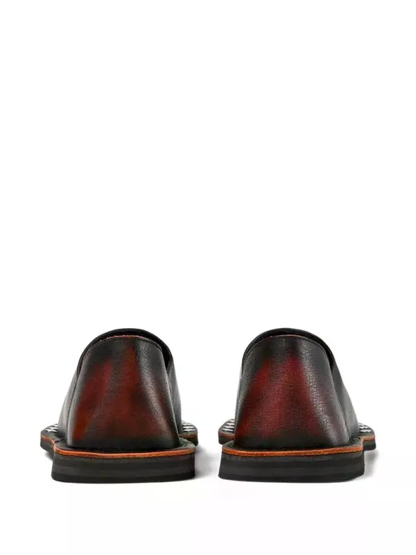 Camper Studded Leather Mules