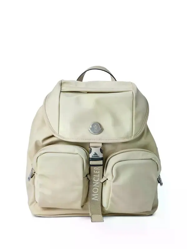 Moncler Trick Buckle Logo Backpack