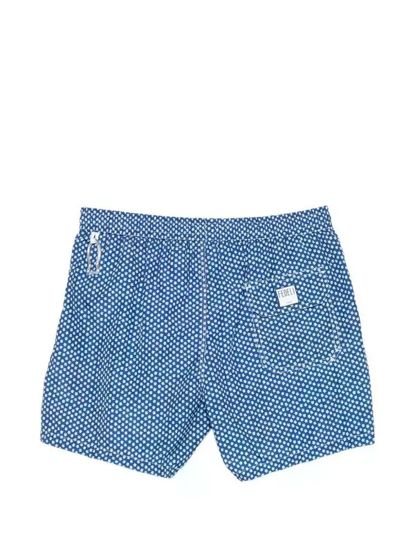 Fedeli Floral Print Swim Shorts