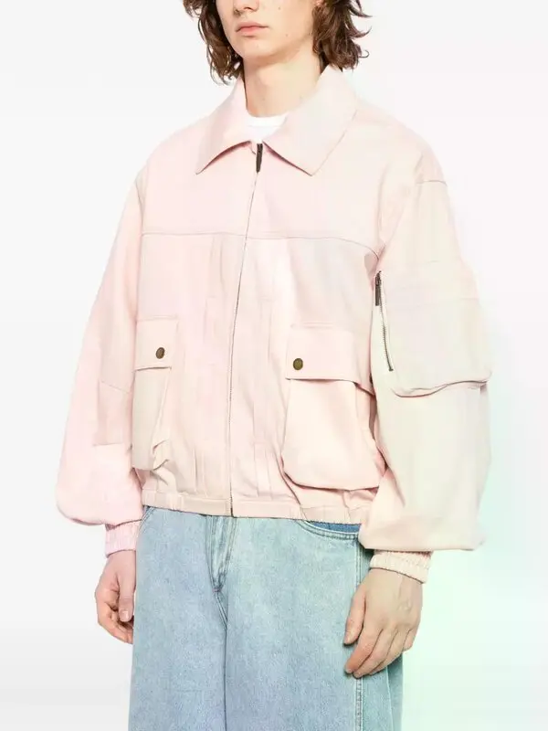 FENG CHEN WANG Logo-patched Long-sleeve Bomber Jacket